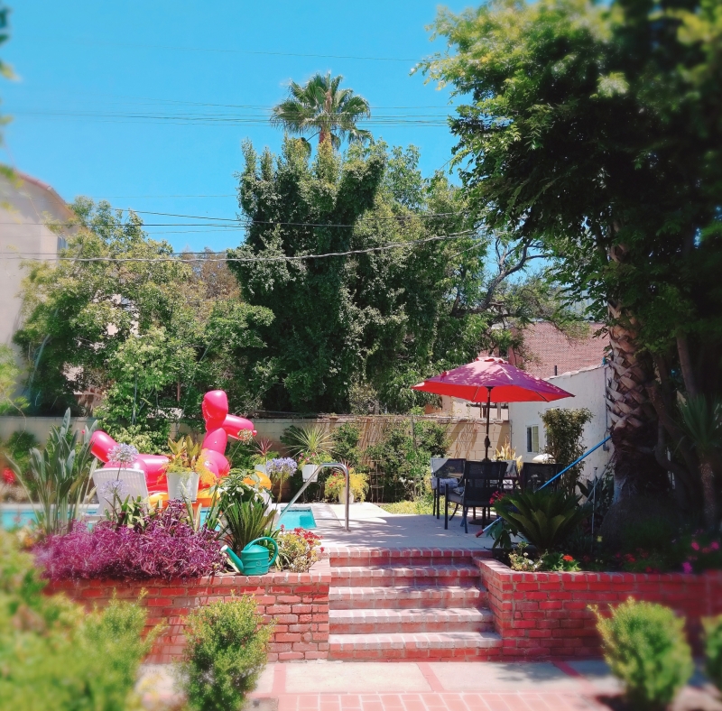 LA pool house의 숙소 - 민다